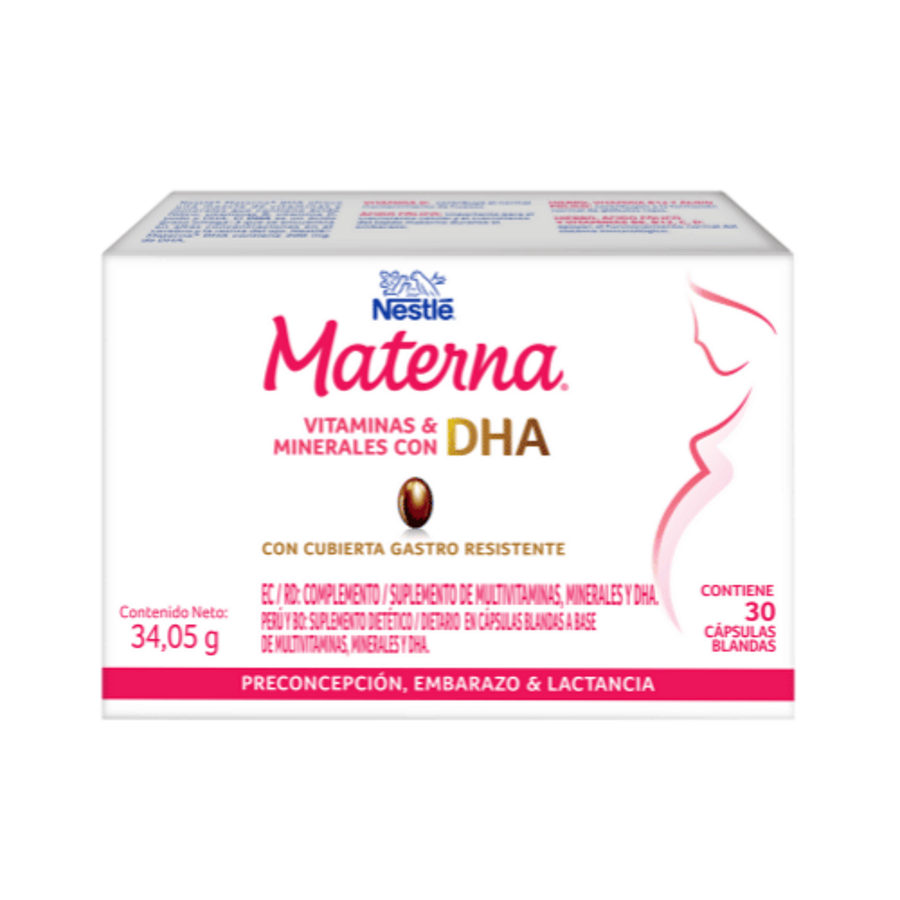 MATERNA® DHA Prenatal con DHA | Nestlé® Materna